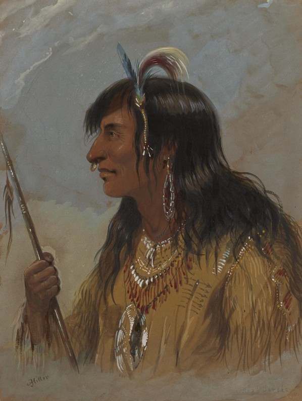 Nez Percé Indian - Fur Traders and Rendezvous: The Alfred Jacob Miller ...