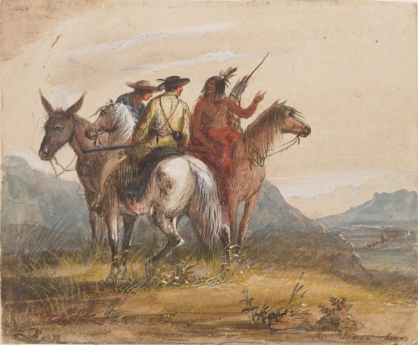 Indian Guide - Fur Traders and Rendezvous: The Alfred Jacob Miller ...